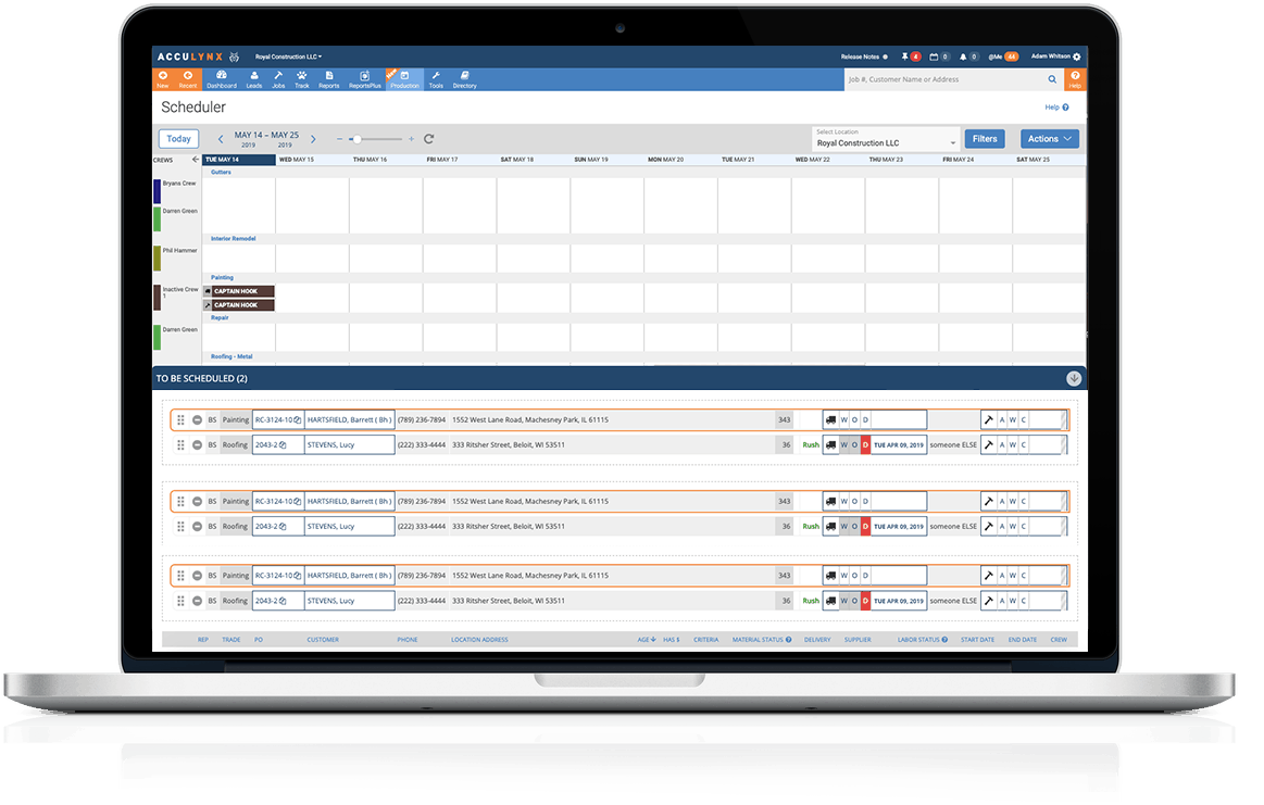 Production Tools and Labor Management: AccuLynx Product Update