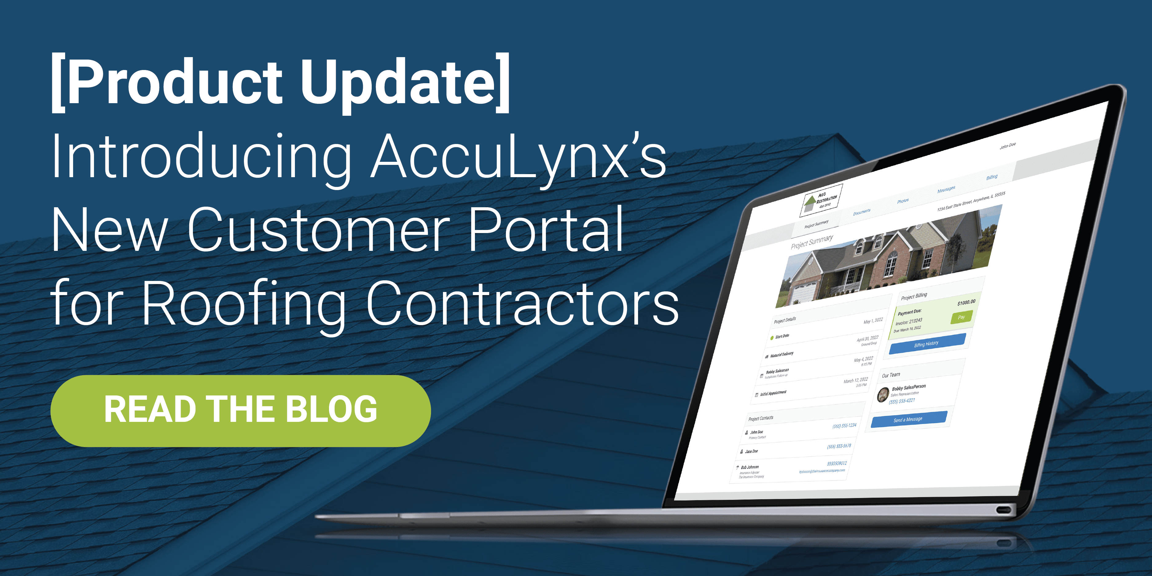 AccuLynx Introduces Customer Portal for Roofers