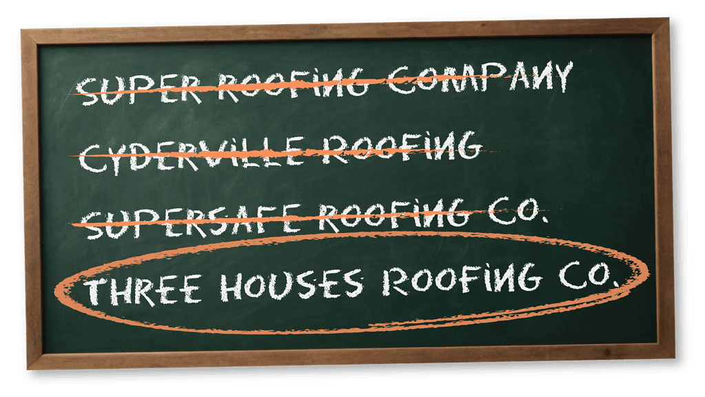 What to Consider When Choosing a Roofing Company Name