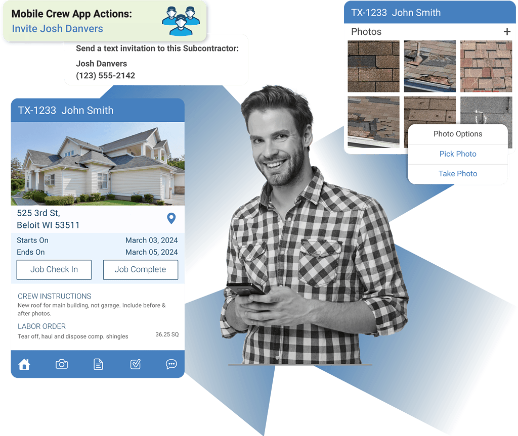 Roofing Crew App | AccuLynx Crew App