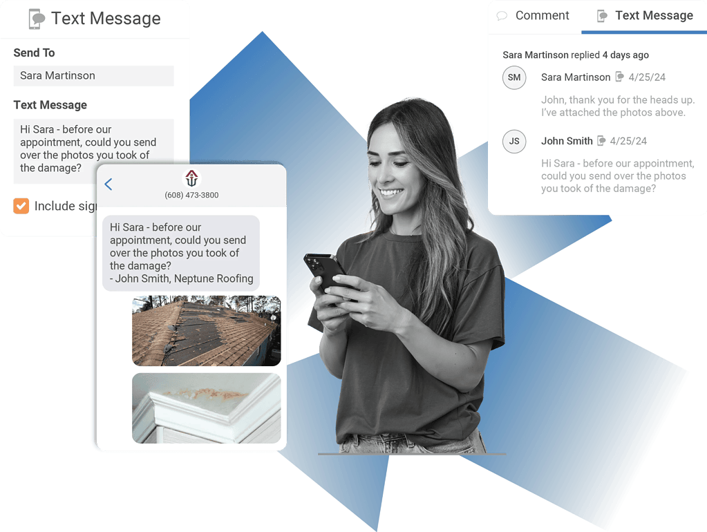 Text Messaging for Roofing | AccuLynx
